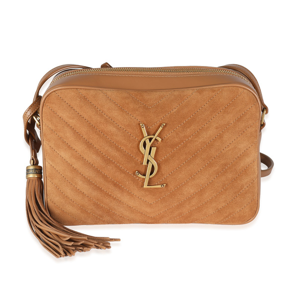 Yves Saint Laurent | Bags | Saint Laurent Cinnamon Matelasse Suede Lou ...